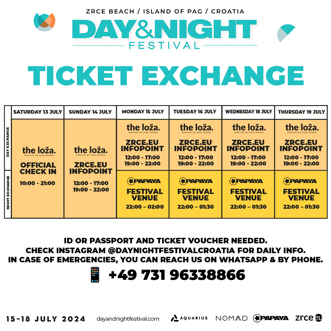 Tickets and Packages – Day & Night Festival